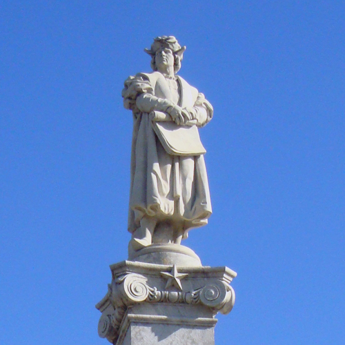 Monumento a Colombo: tolta la statua dal monumento. Dicono che è per ...